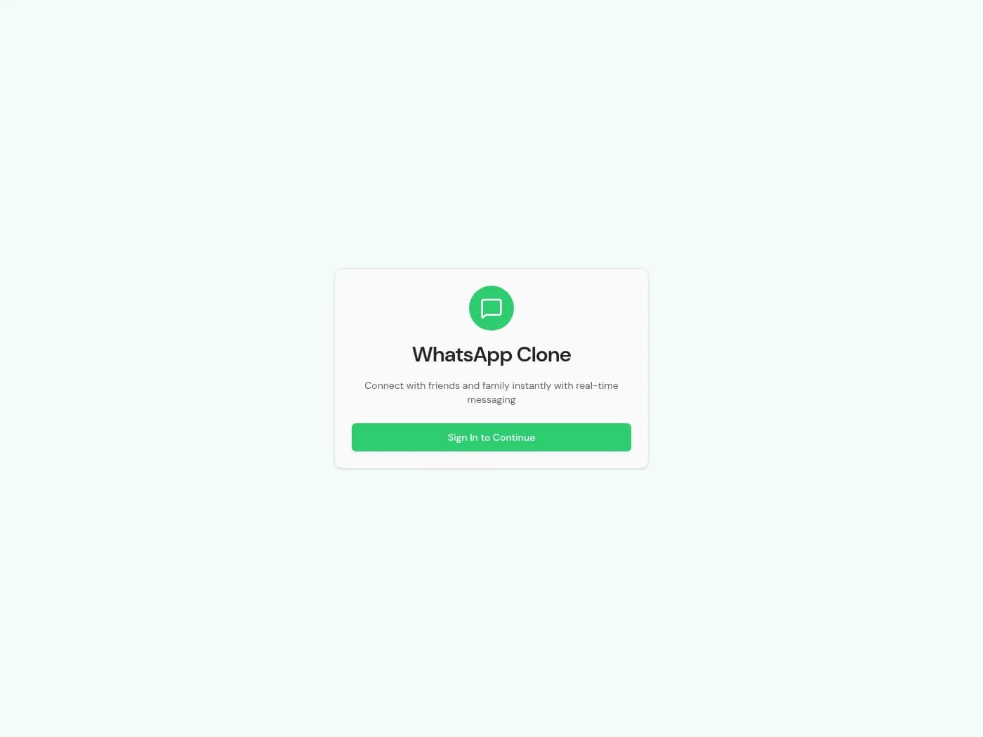 WhatsApp Clone