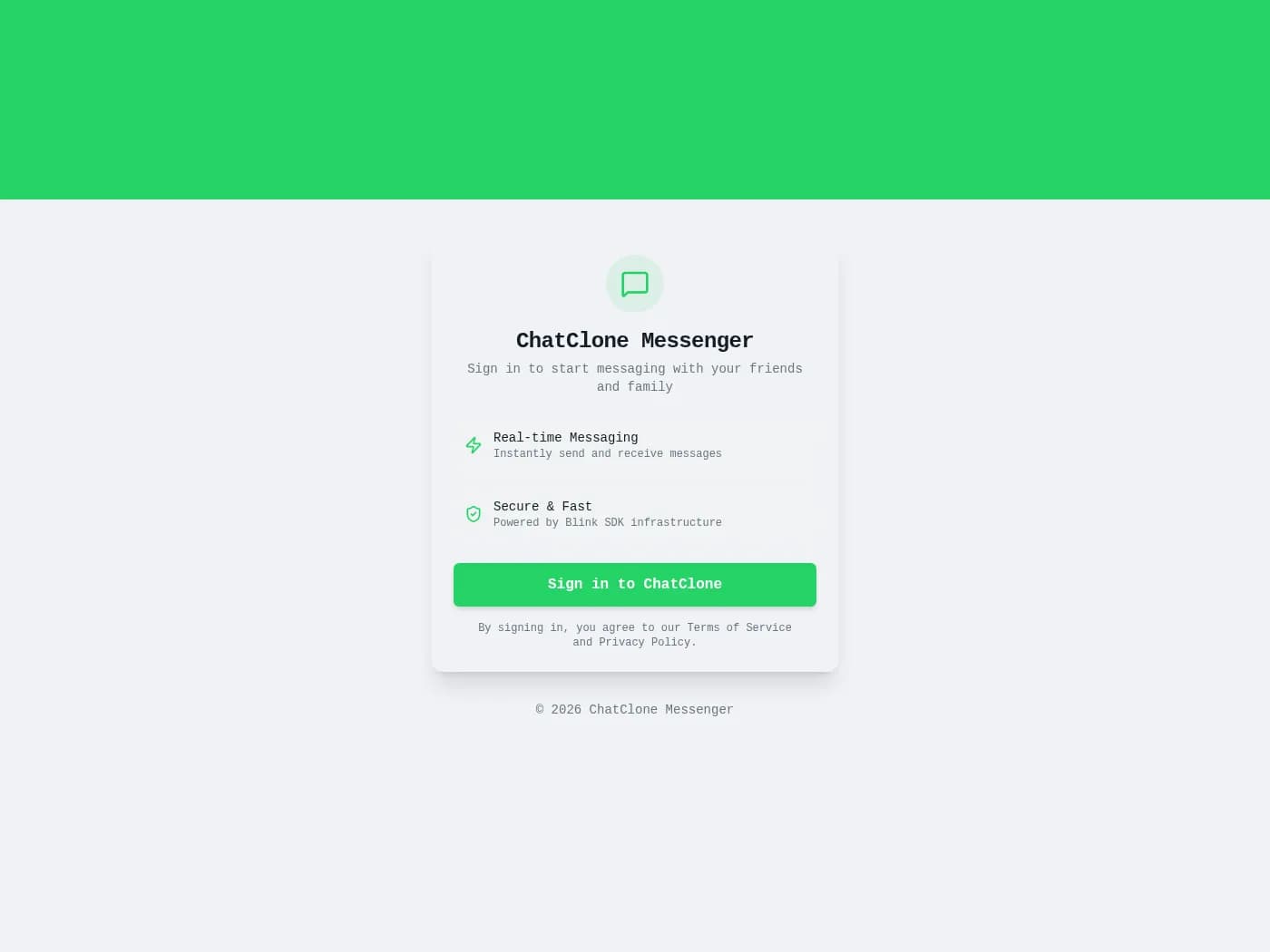 ChatClone Messenger