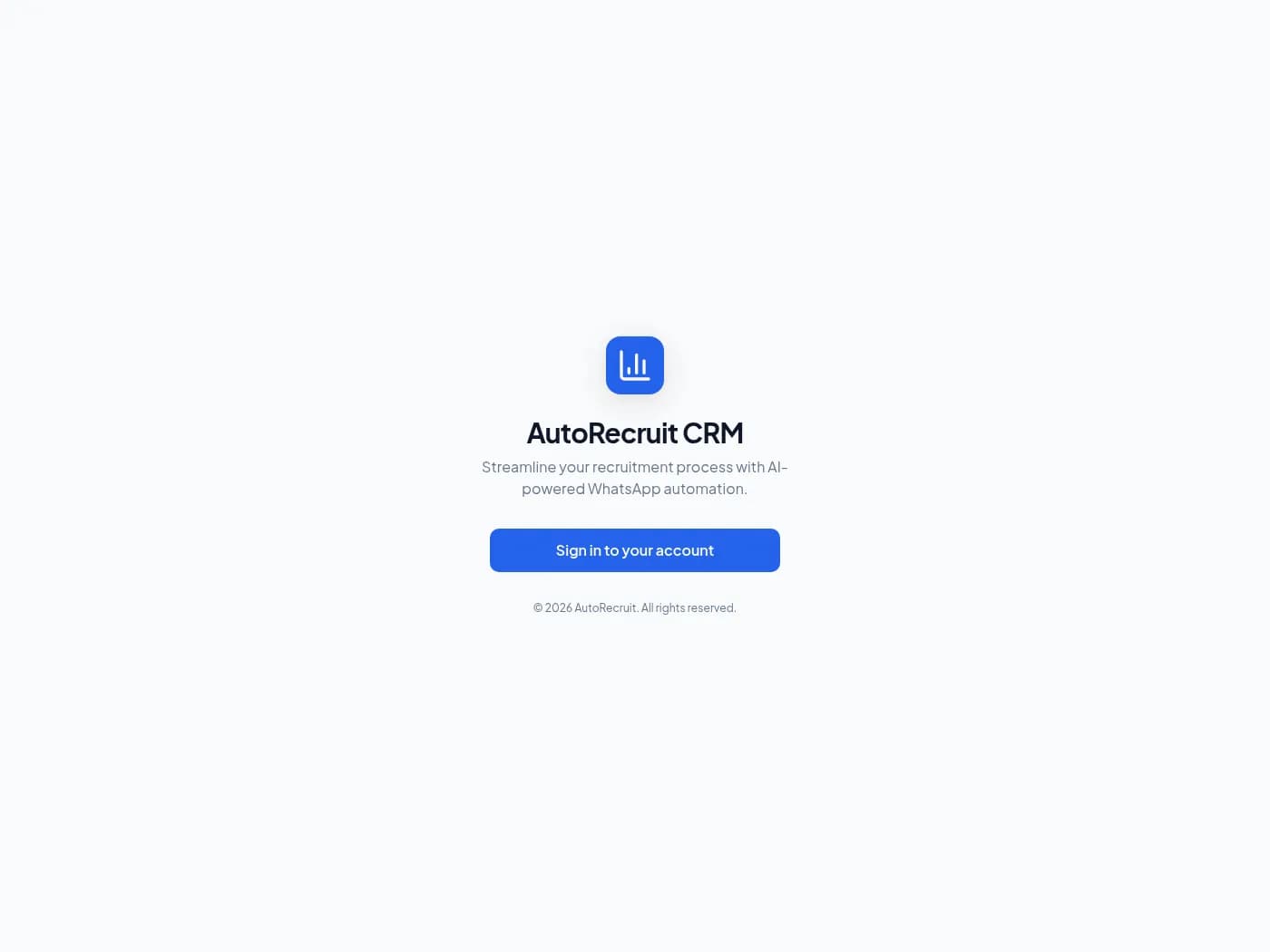 AutoRecruit CRM Flow