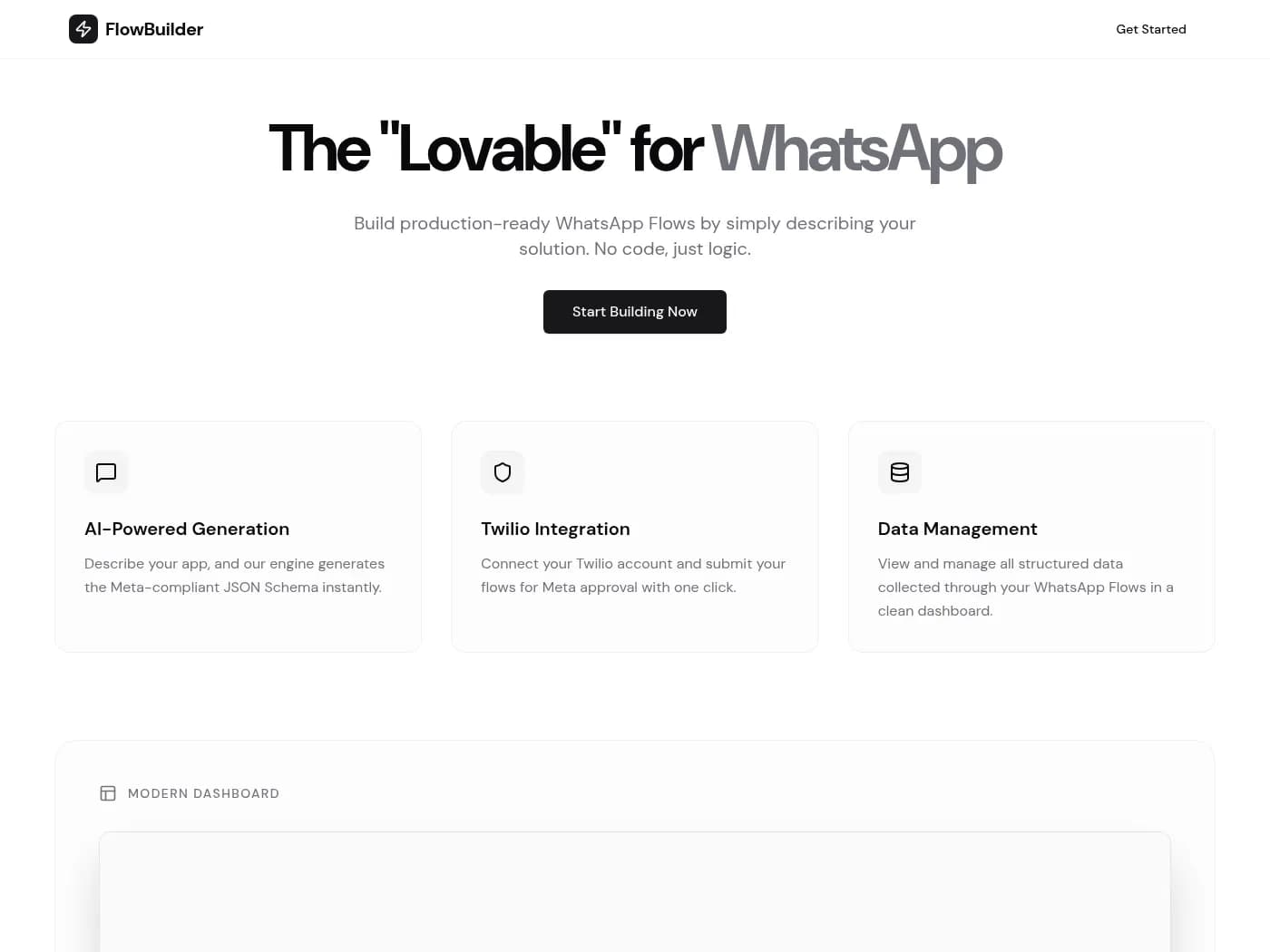 FlowBuilder for WhatsApp