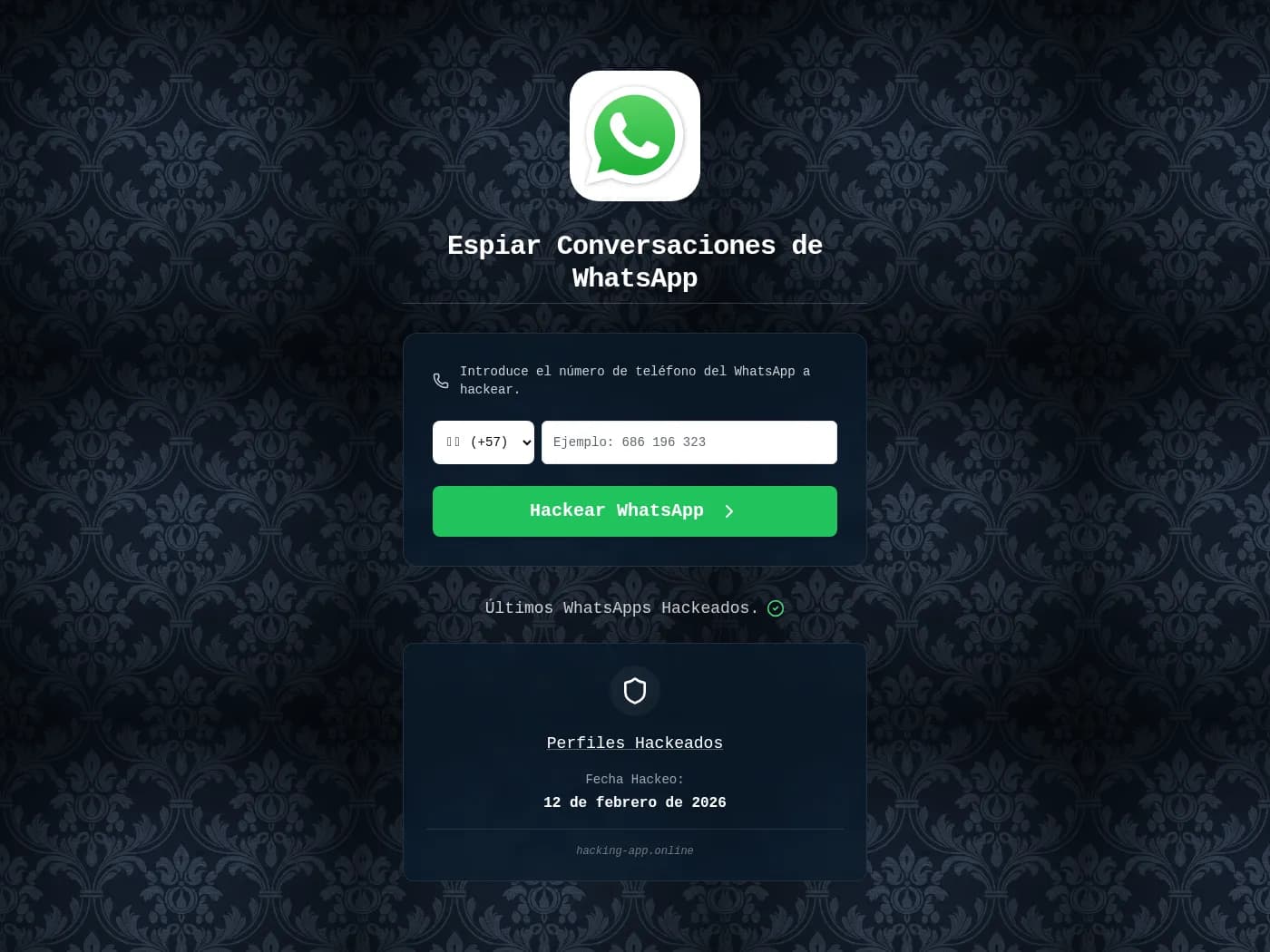 WhatsApp Info Panel