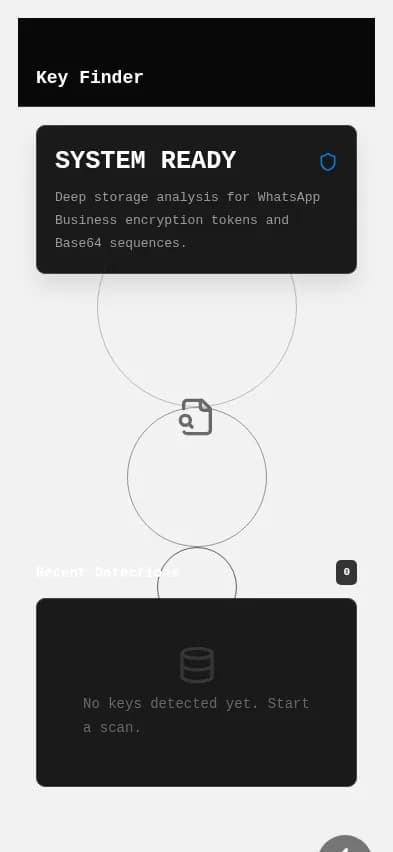 WhatsApp Key Finder