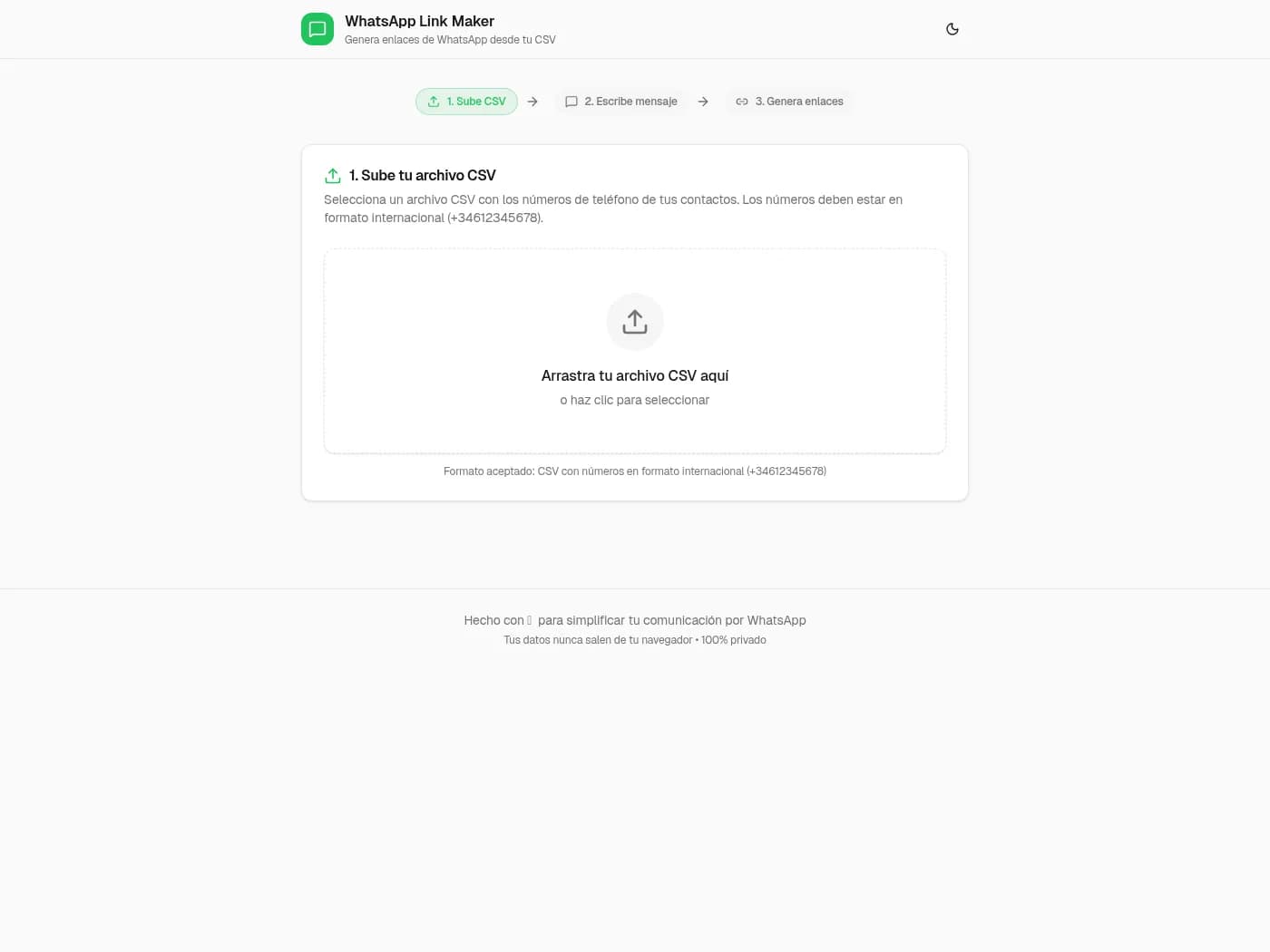 No-Code WhatsApp Link Maker