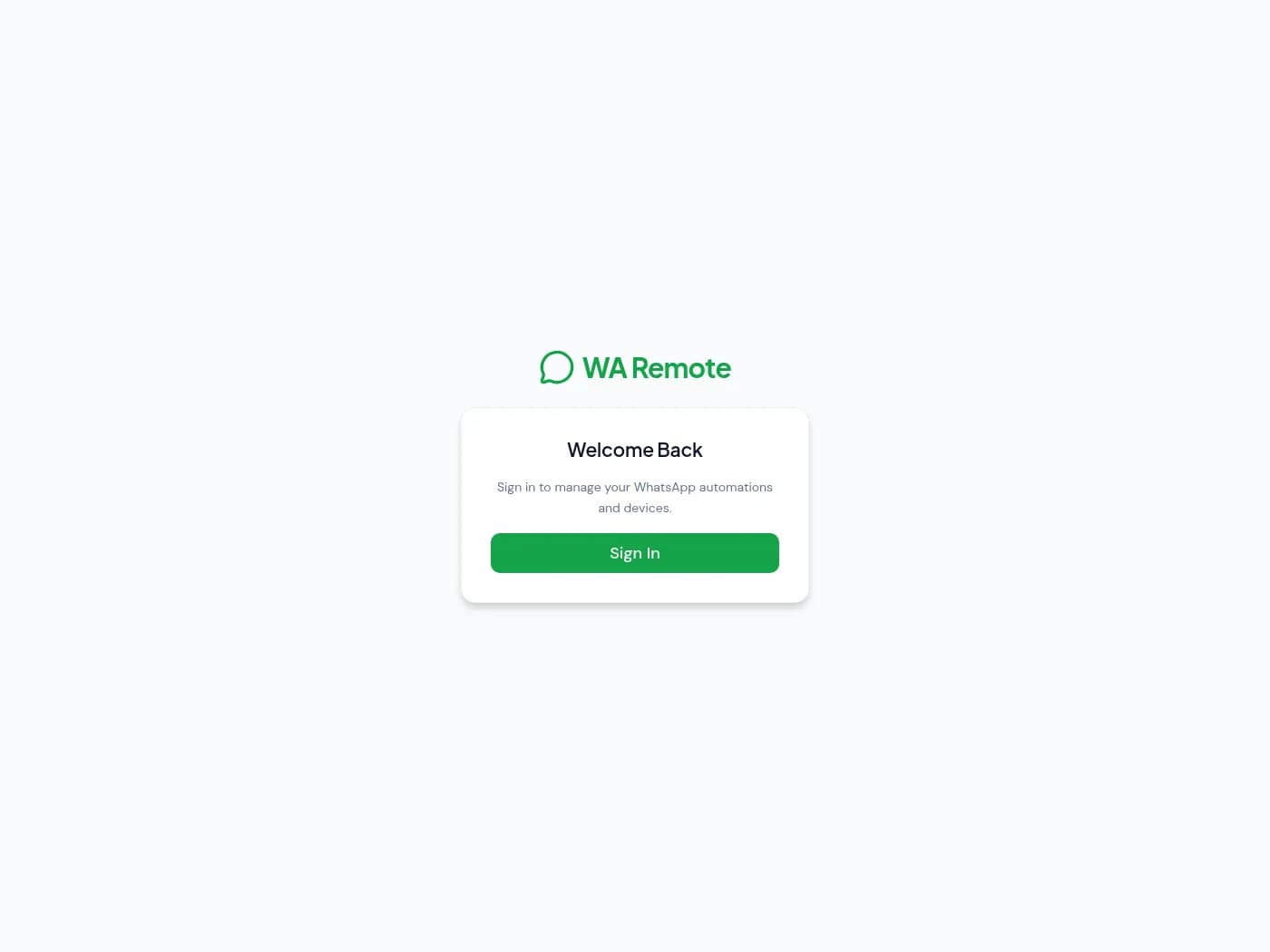 WhatsApp Remote Controller