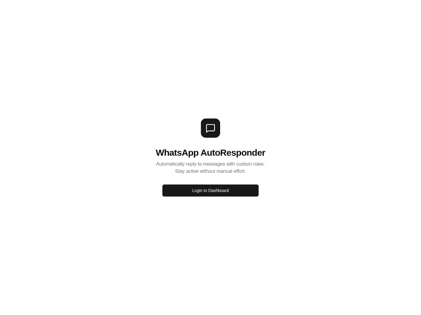 WhatsApp AutoResponder