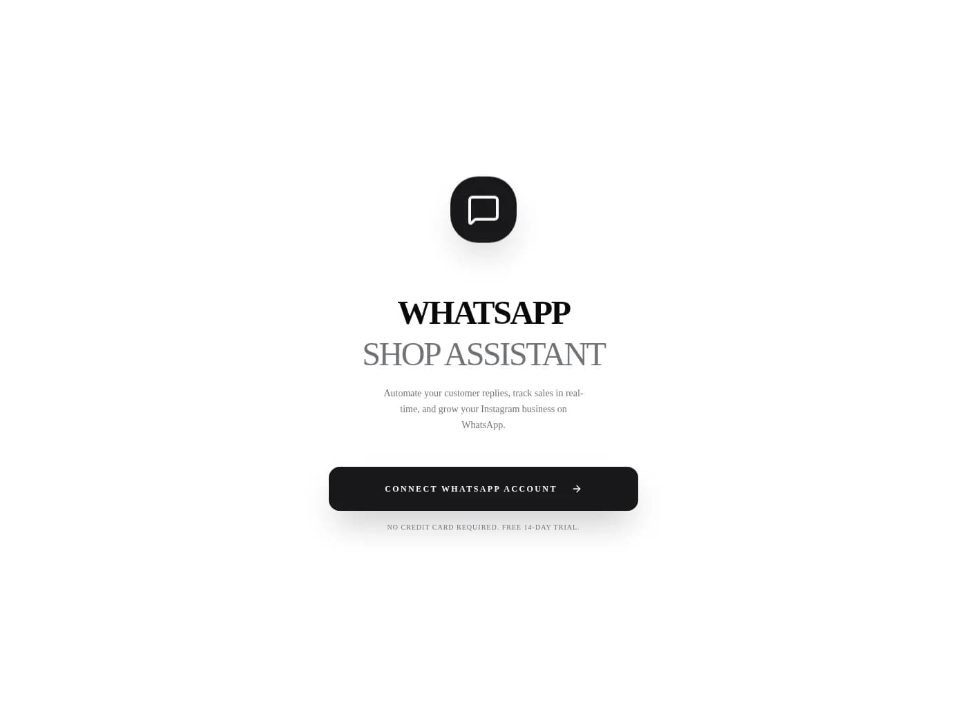 WhatsApp Shop Assistant