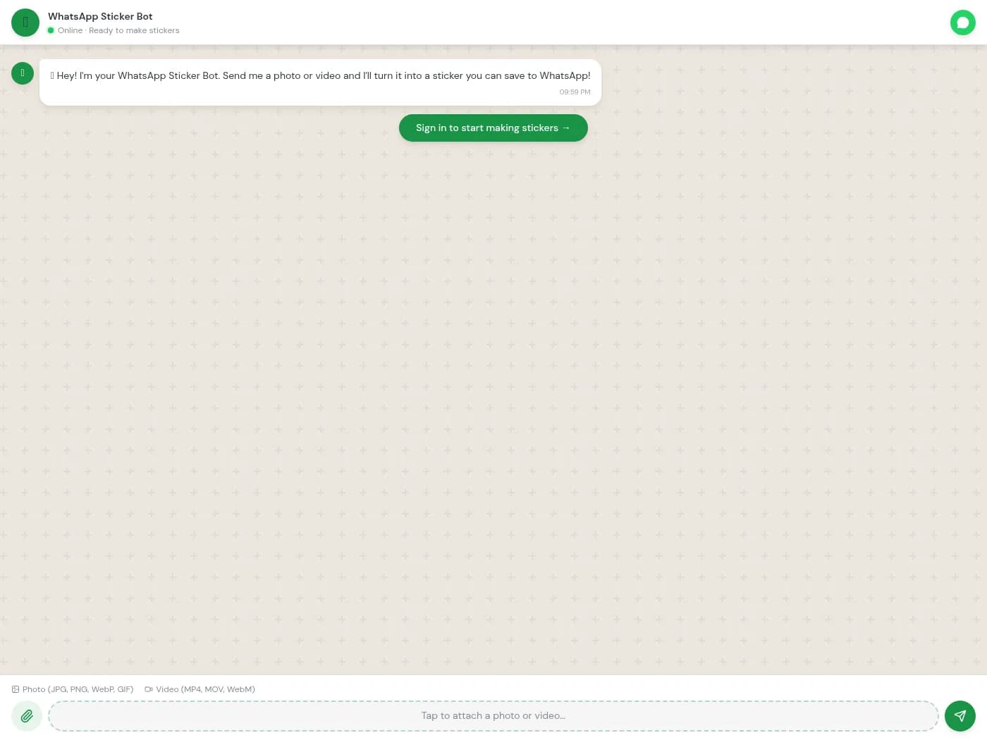 WhatsApp Sticker Bot