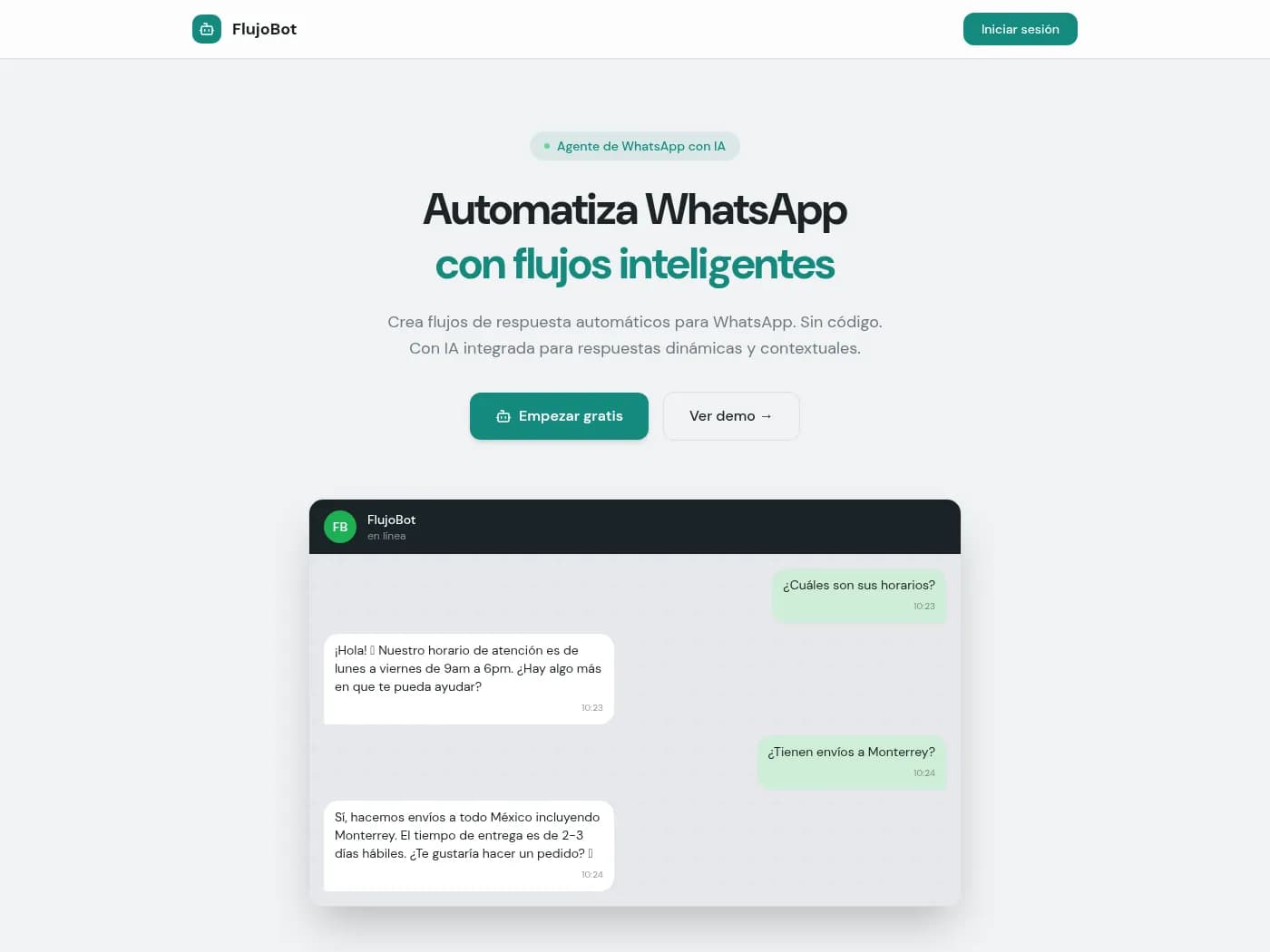 FlujoBot WhatsApp Agent