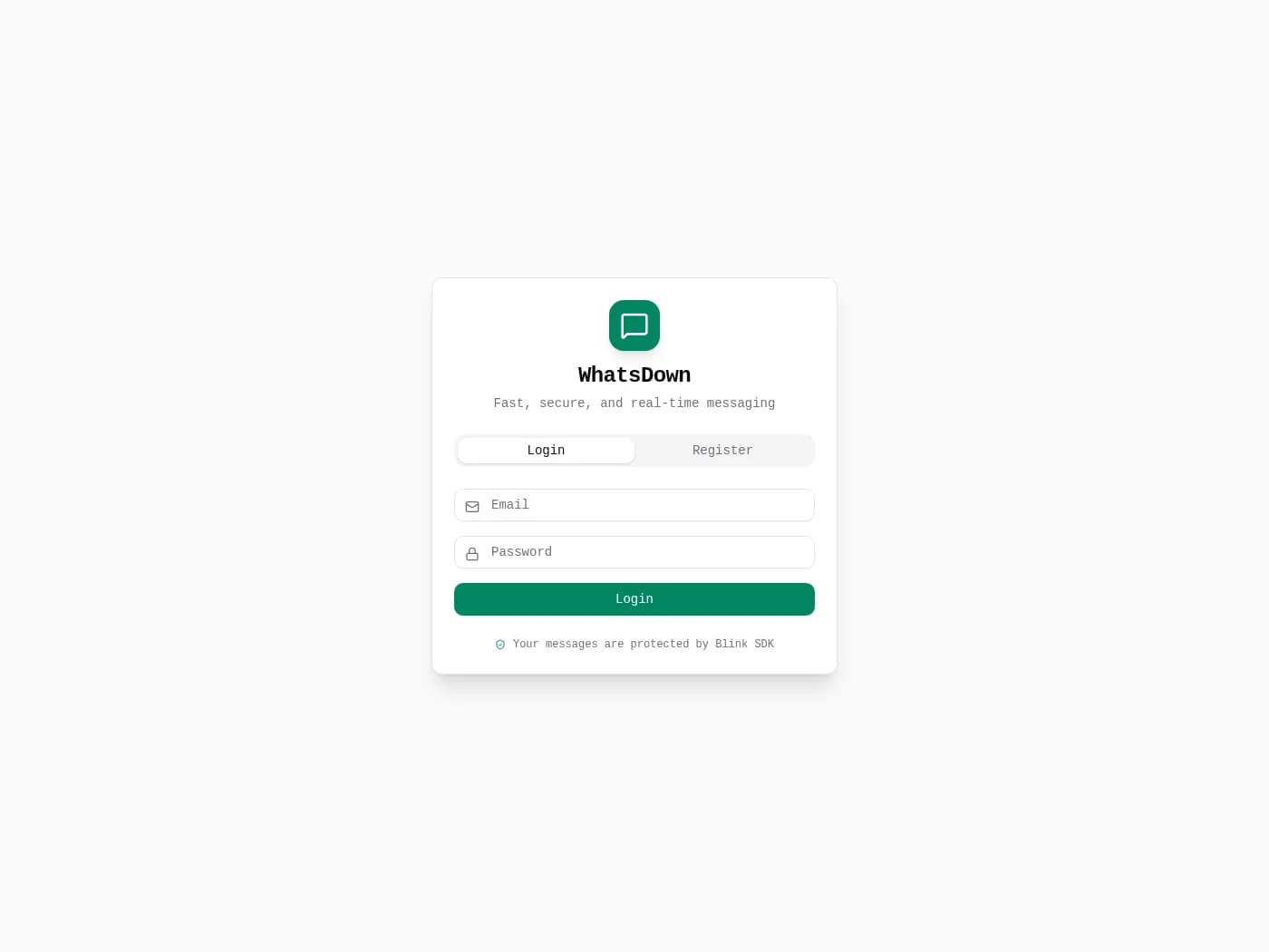 WhatsDown Messenger