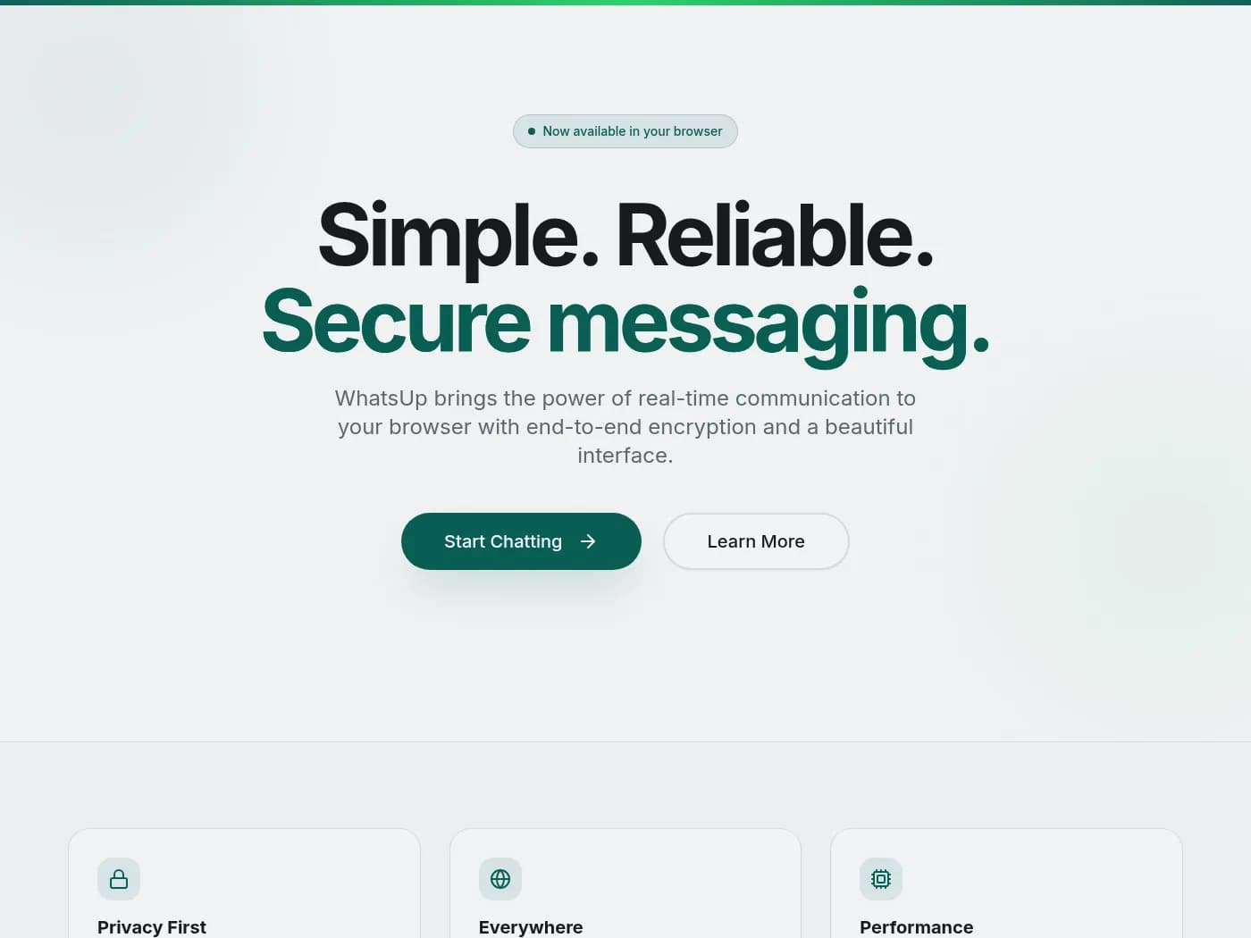 WhatsUp Chat App