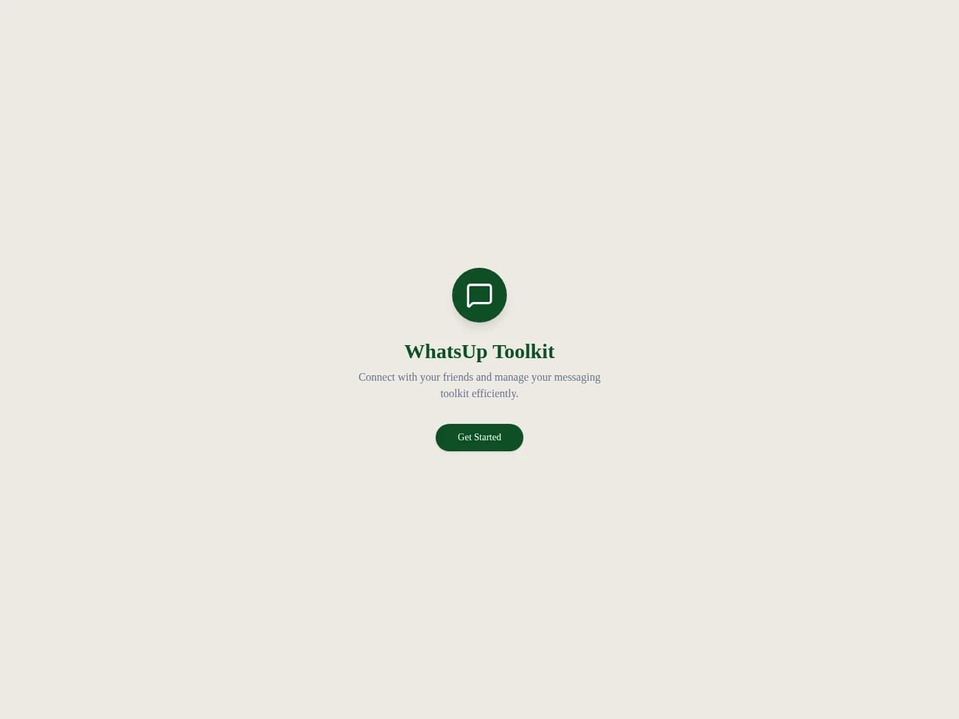 WhatsUp Toolkit