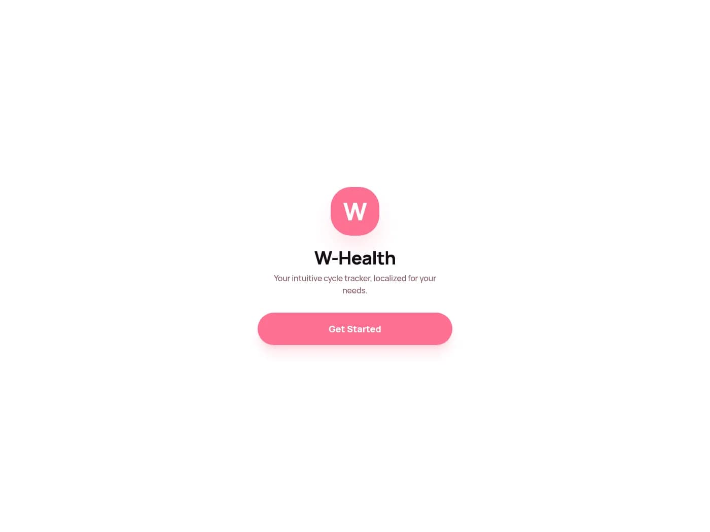 W-Health Cycle Tracker