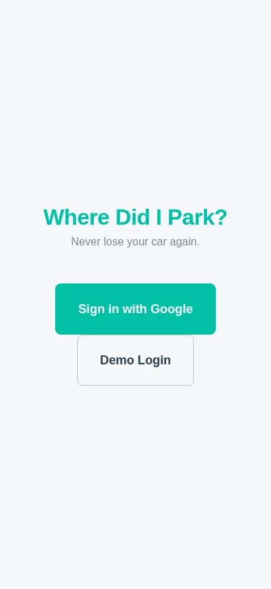 Where Did I Park?