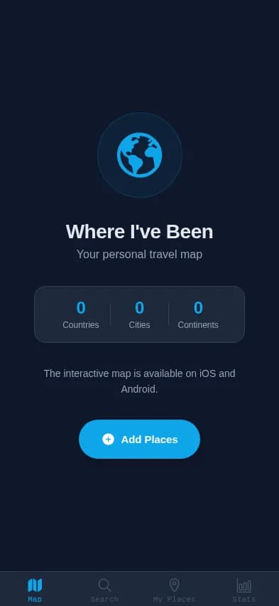 Where I’ve Been Tracker