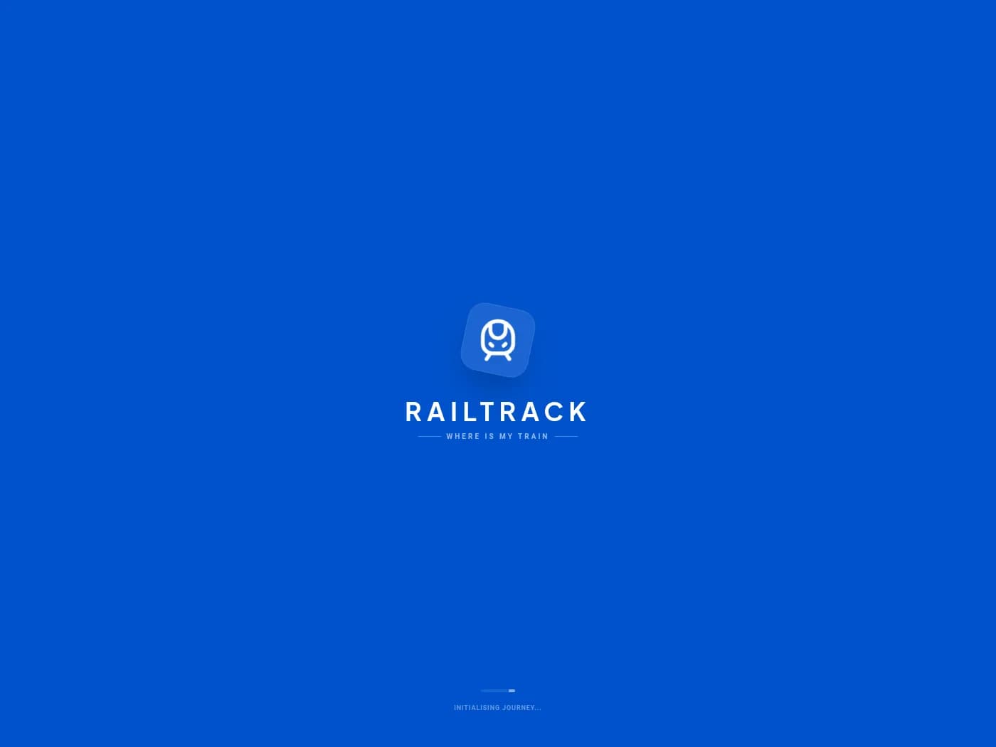 RailTrack UI Replica