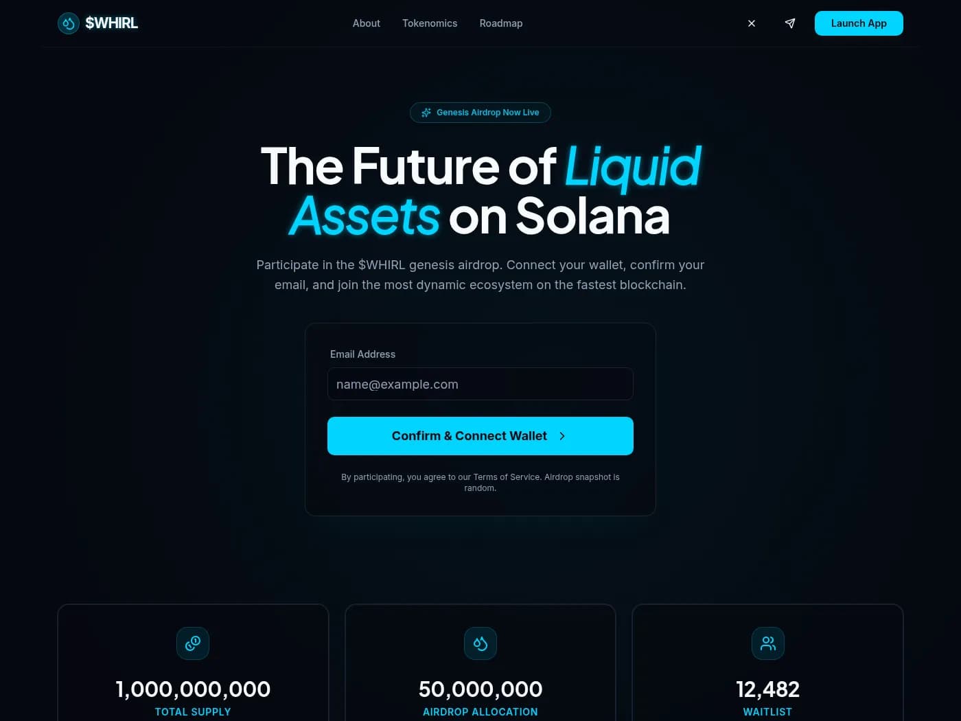 WhirlDrop Airdrop Site