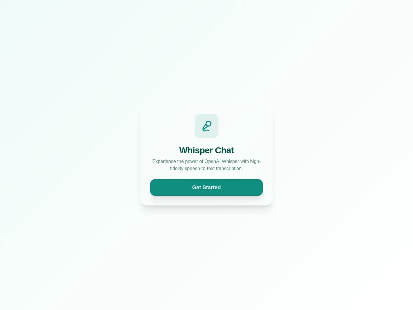 Whisper Integration Demo