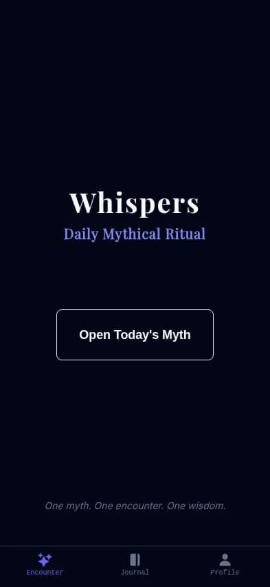 Whispers: Daily Myth Game