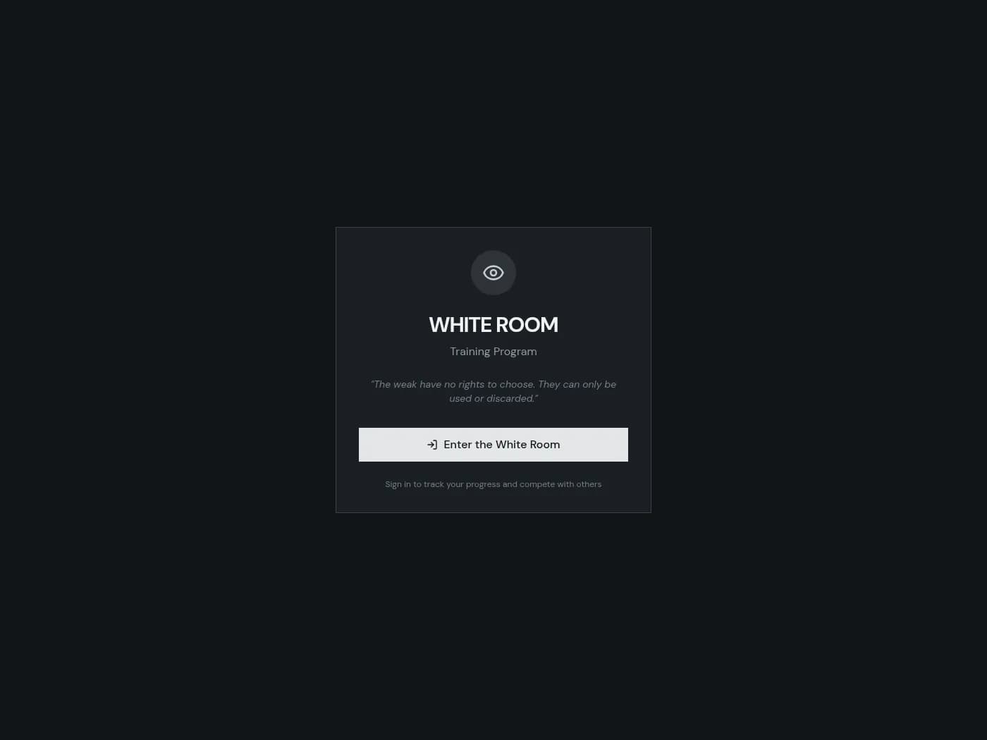 White Room Trainer