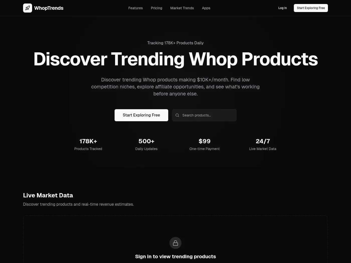 WhopTrends Clone