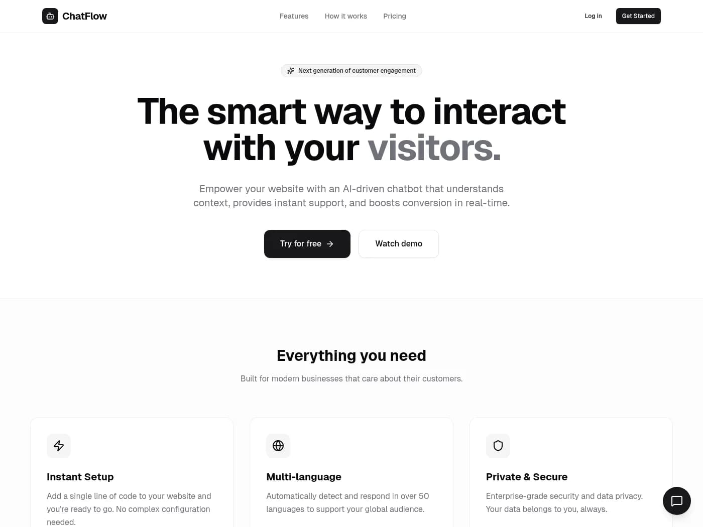 Widget Chatbot