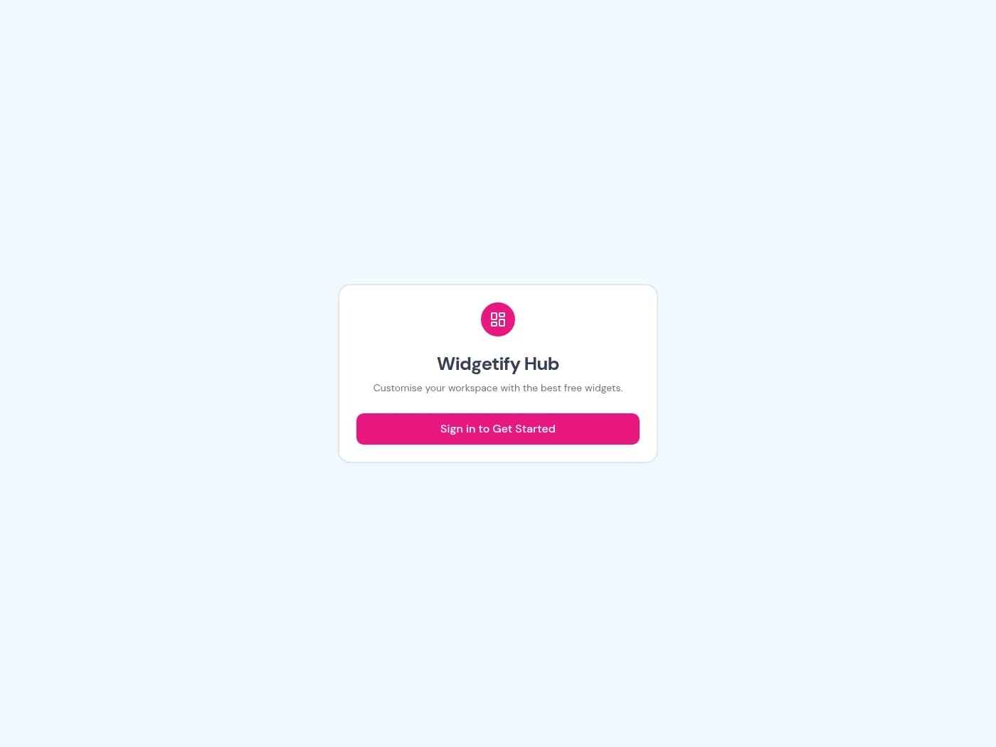 Widgetify Hub
