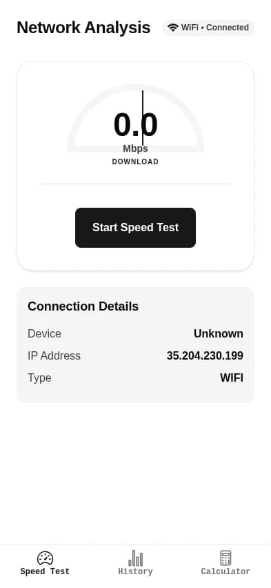 WiFi & 4G Speed Meter