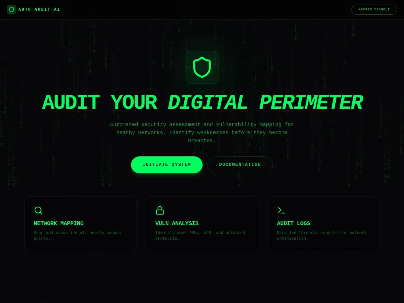 Auto WiFi Auditor
