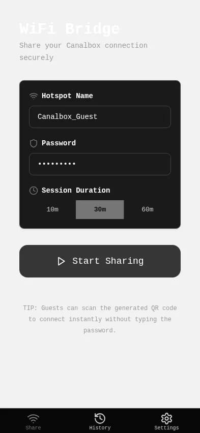 WiFi Bridge Manager