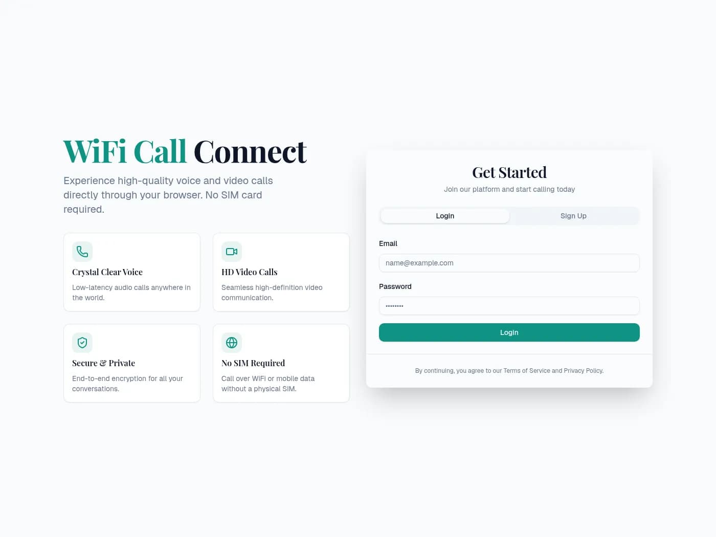 WiFi Call Connect