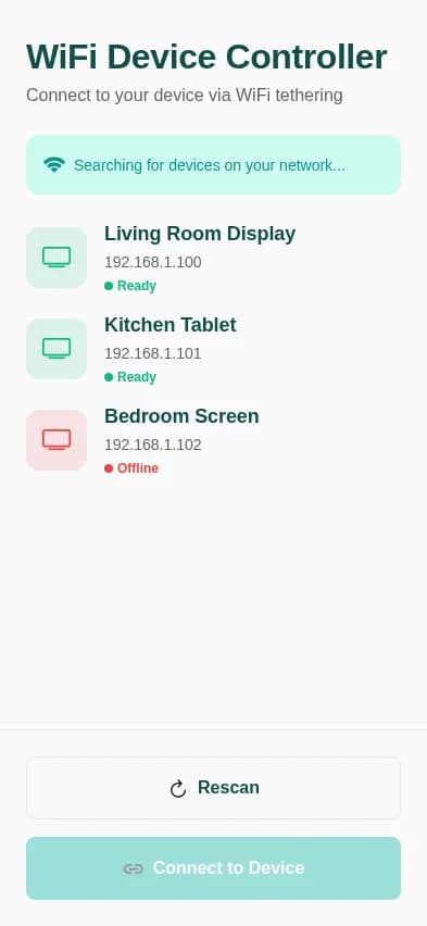 Device WiFi Controller