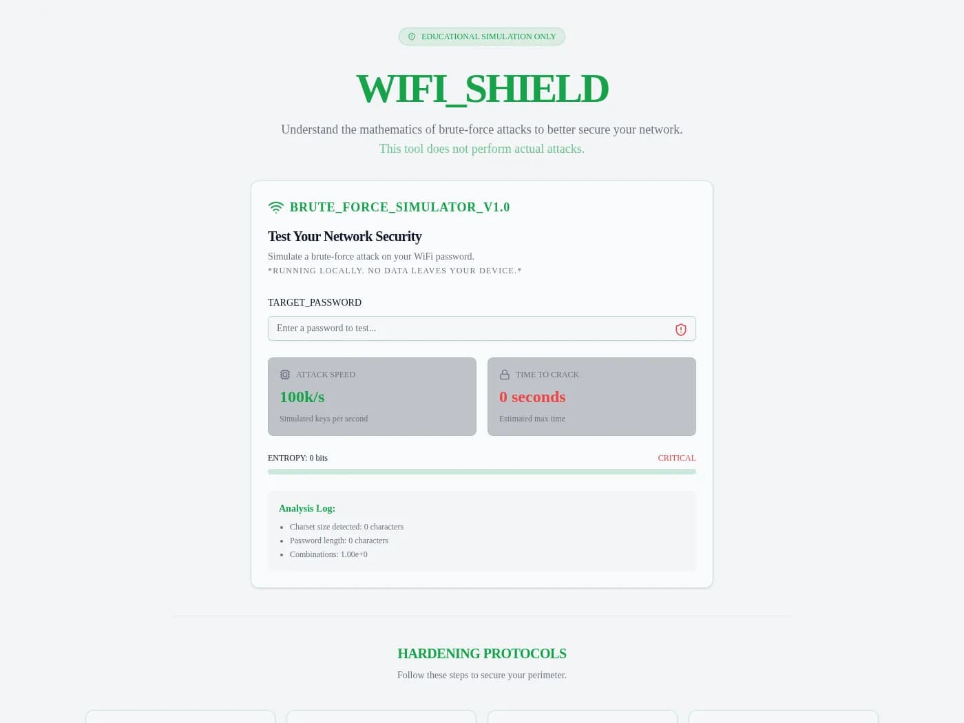 WiFi Password Cracker