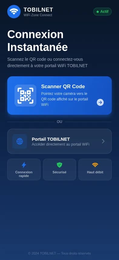 WiFi QR Connect