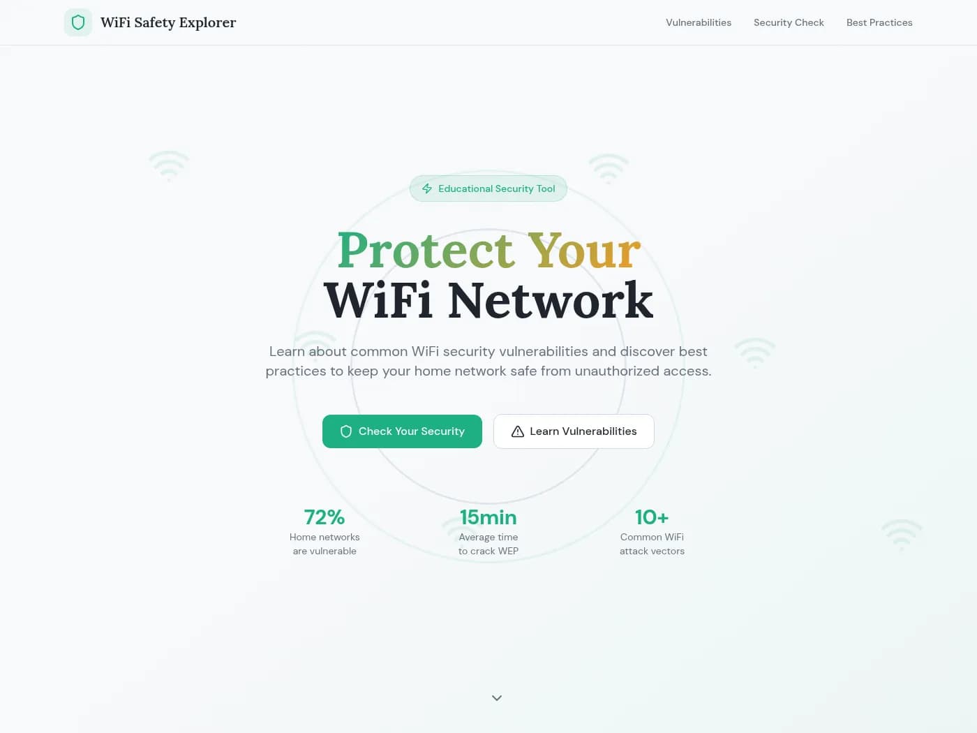 WiFi Safety Explorer