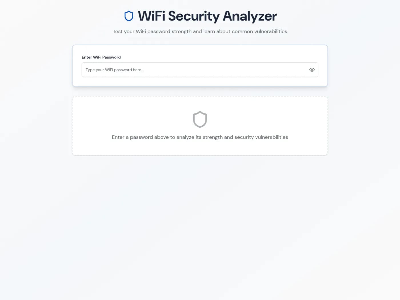 WiFi Security Analyzer