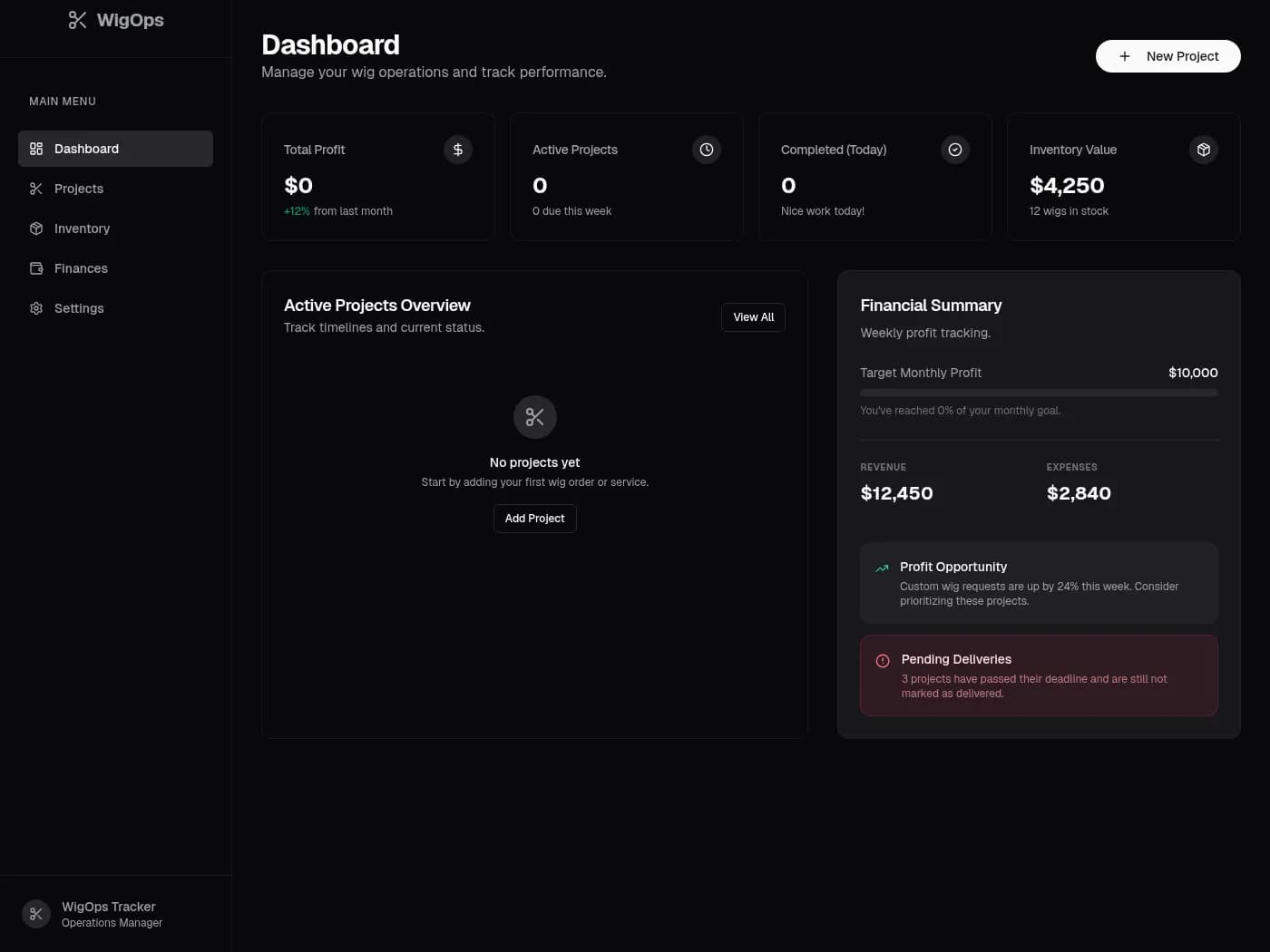 WigOps Tracker