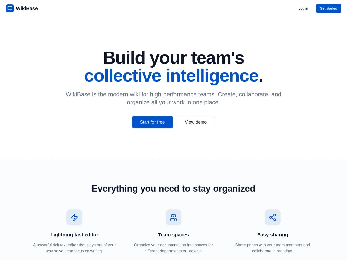Confluence Clone Wiki