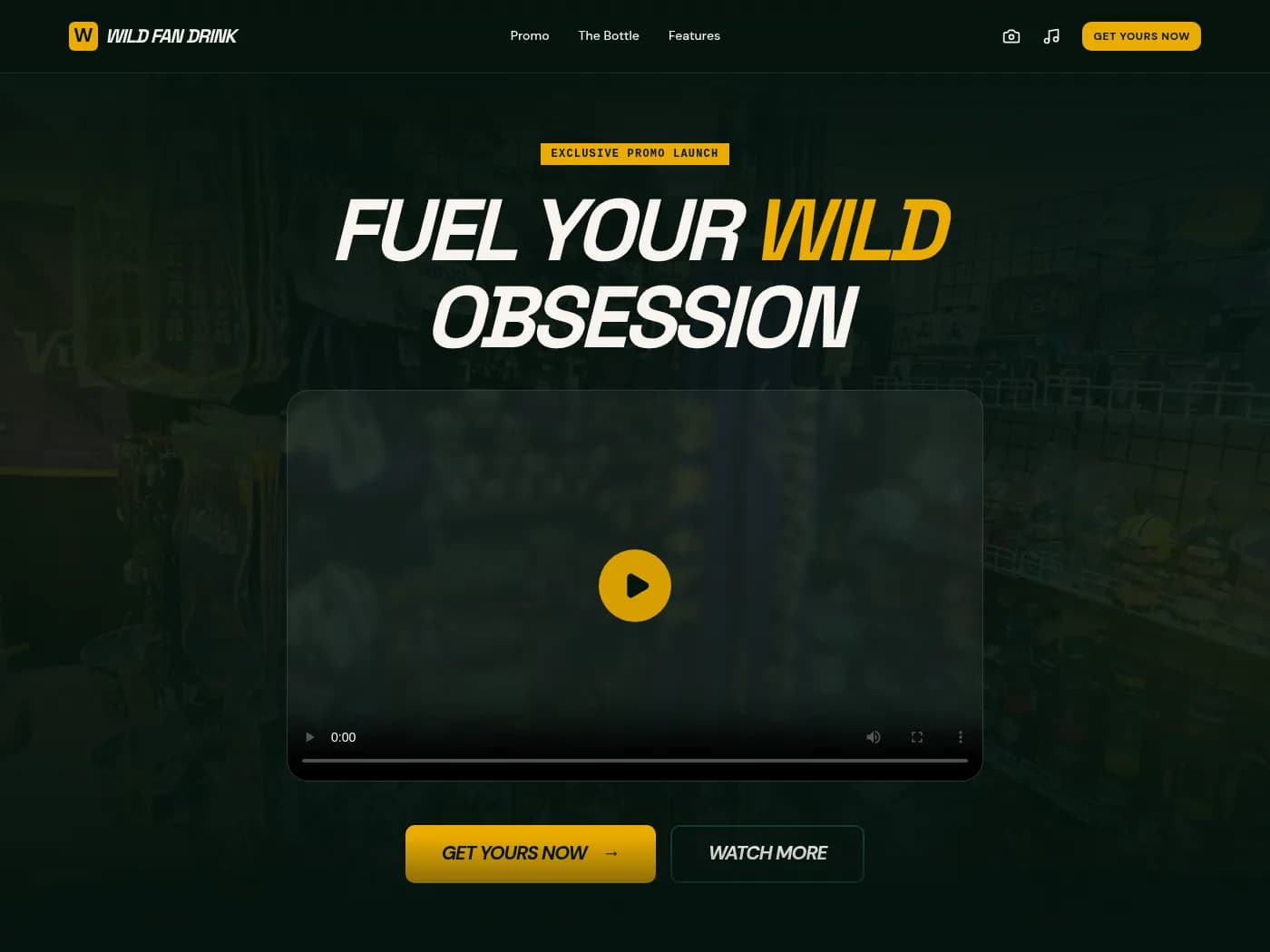 Wild Fan Drink Promo