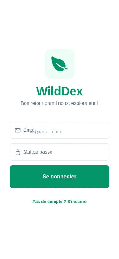 WildDex Mobile