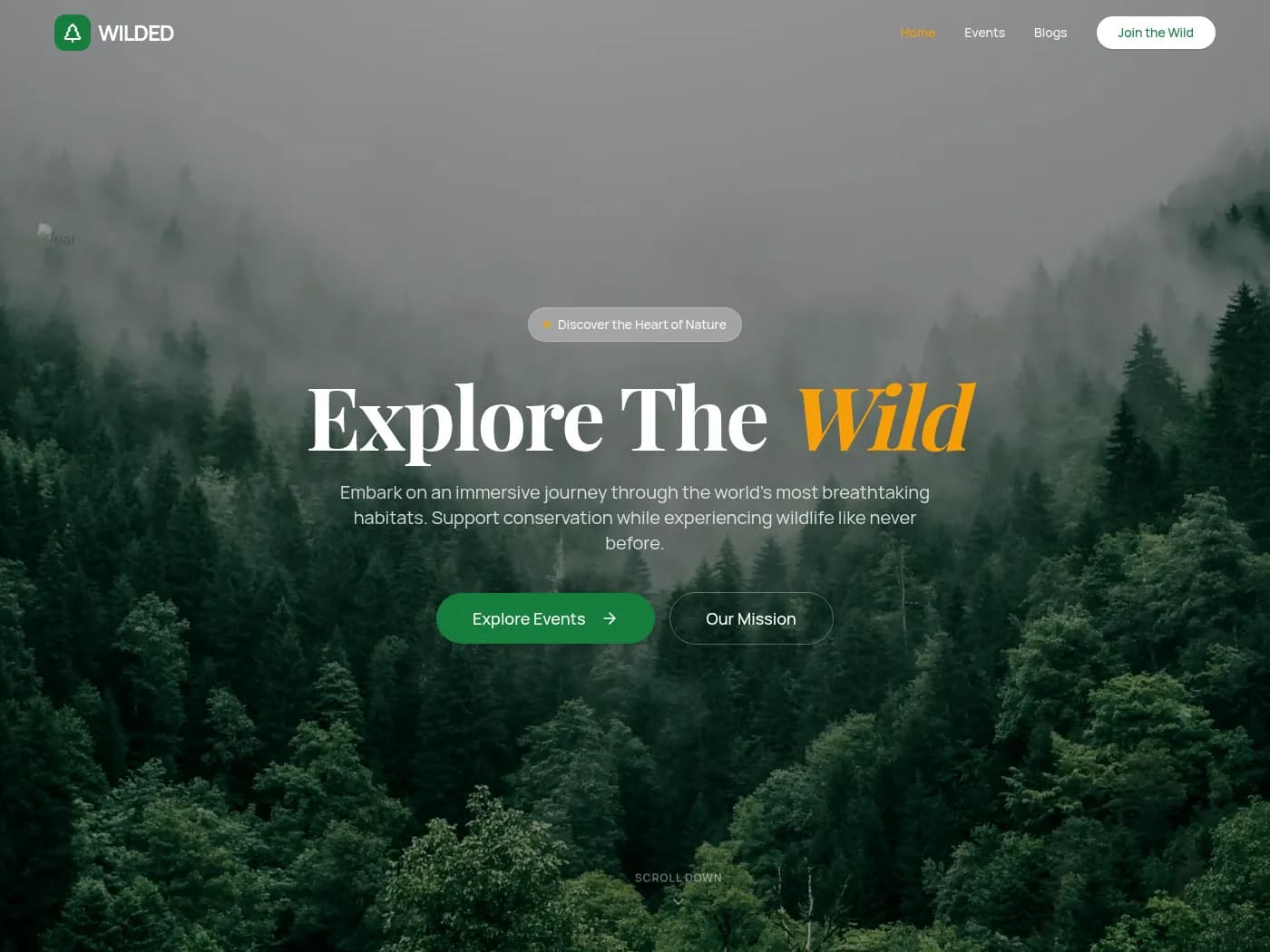 WILDED Wildlife Events Web