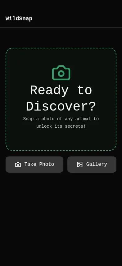WildSnap Animal Finder