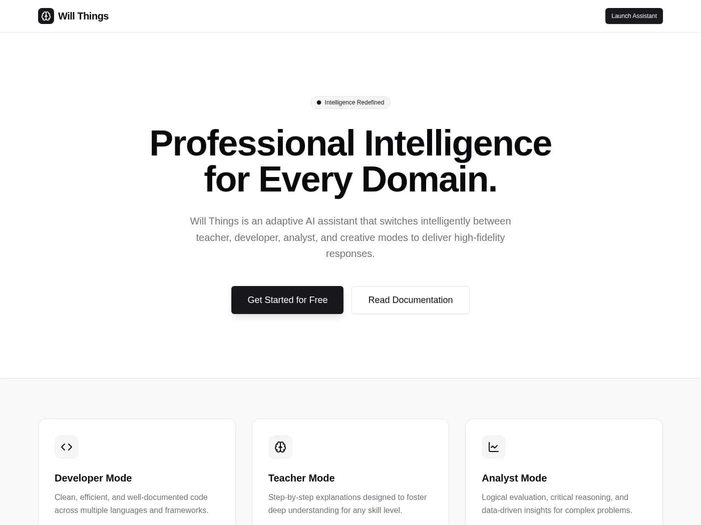 Will Things AI Assistant
