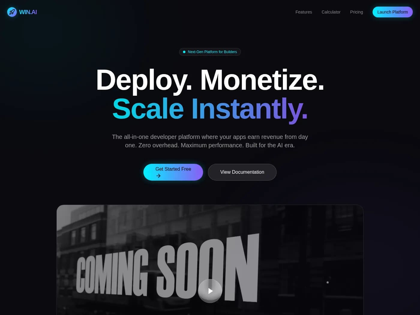 Win.AI Platform UI Kit