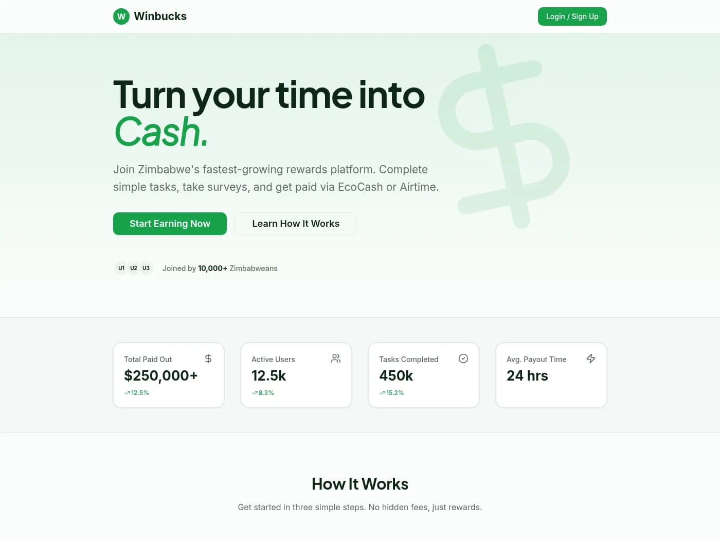 Winbucks Rewards Platform