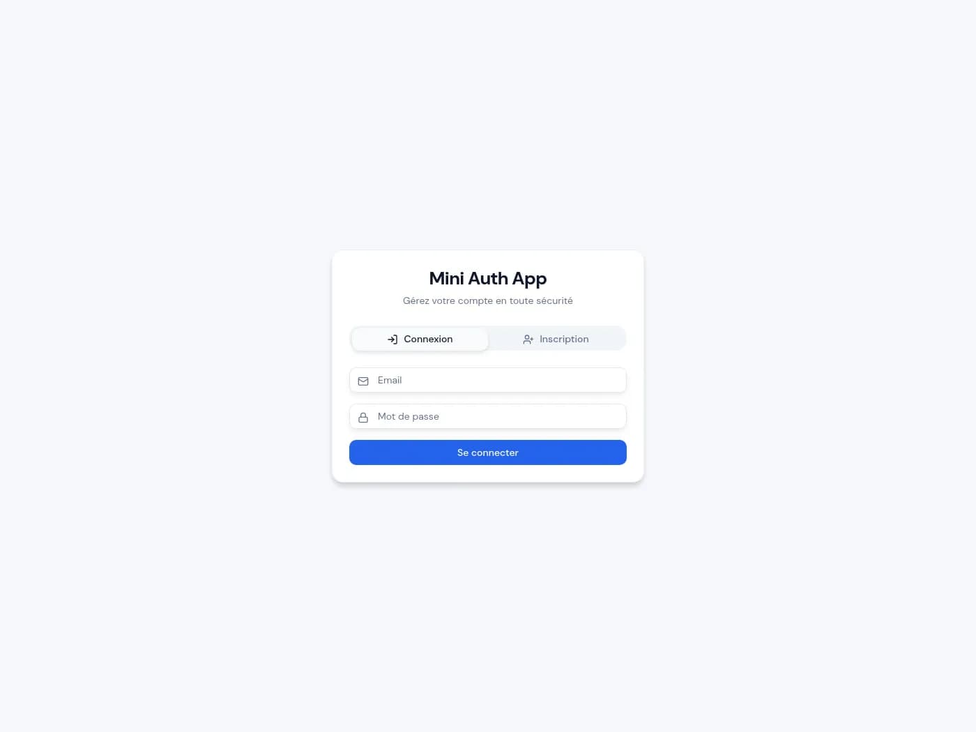 Mini Auth App