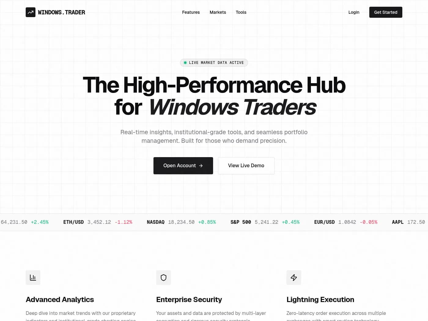 Windows Trader Hub