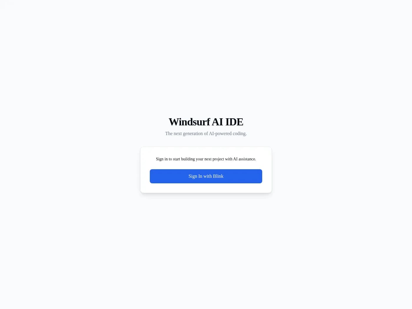 Windsurf AI Coding IDE