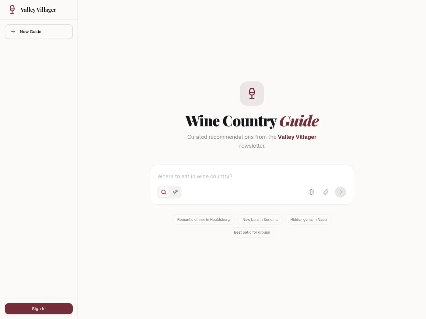Wine Country Guide