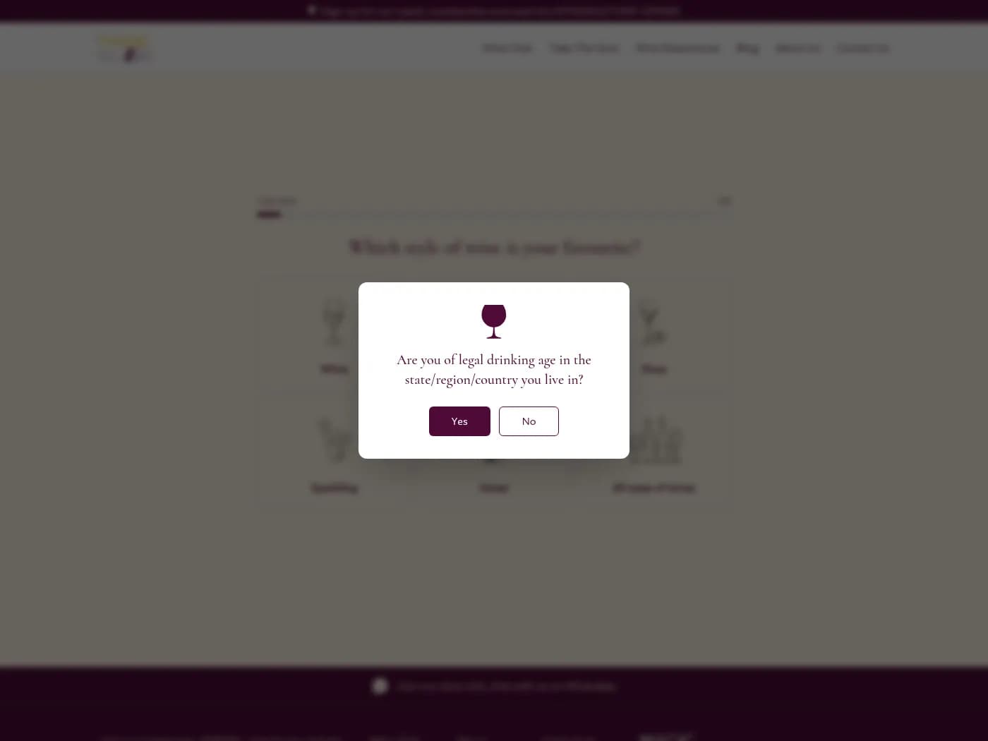 Wine Quiz Clone