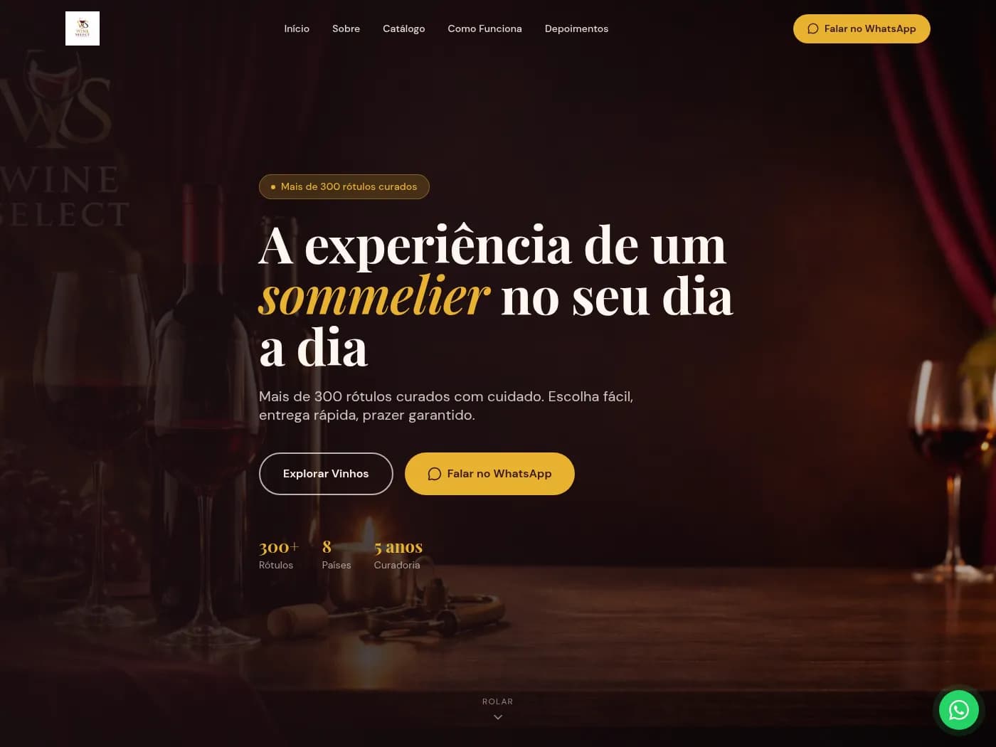 Wine Select Web Portal